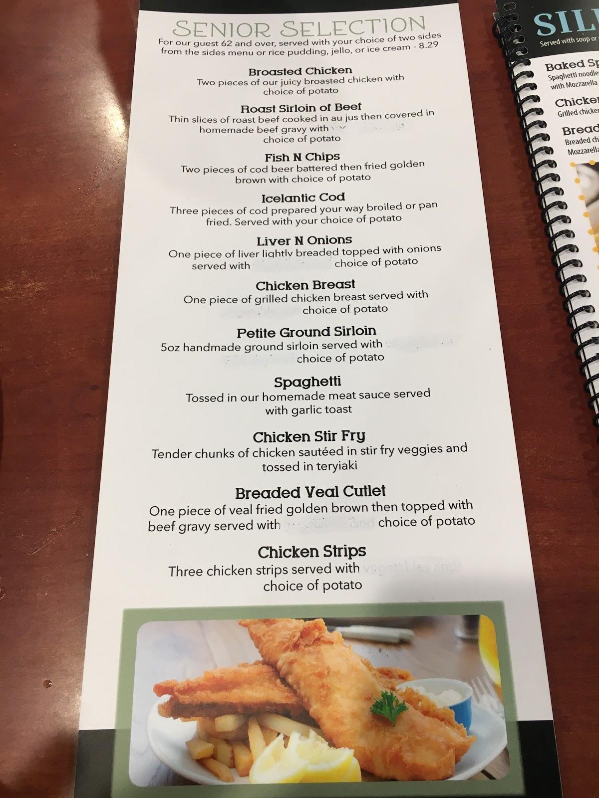 Menu at Silver Grill Family Restaurant, Imlay City