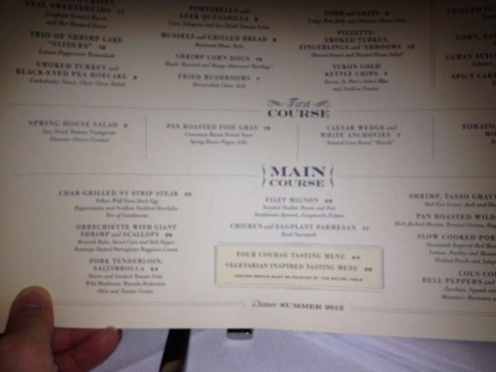 Menu at Spring House Restaurant, Kitchen & Bar, Winston-Salem