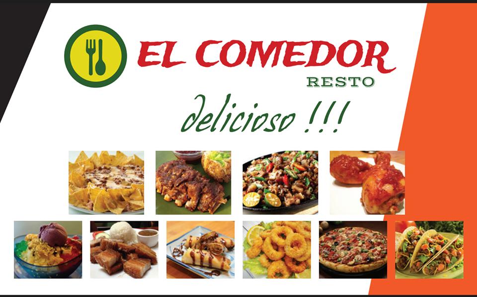 Menu at El Comedor Resto restaurant, Dumaguete