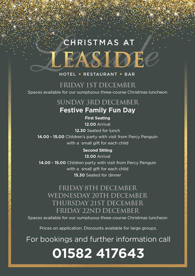 Menu at Leaside Guest House pub & bar, Luton