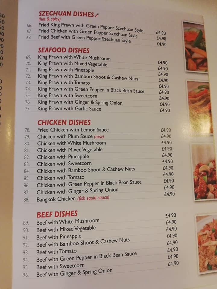 Menu at Sundo fast food, Airdrie
