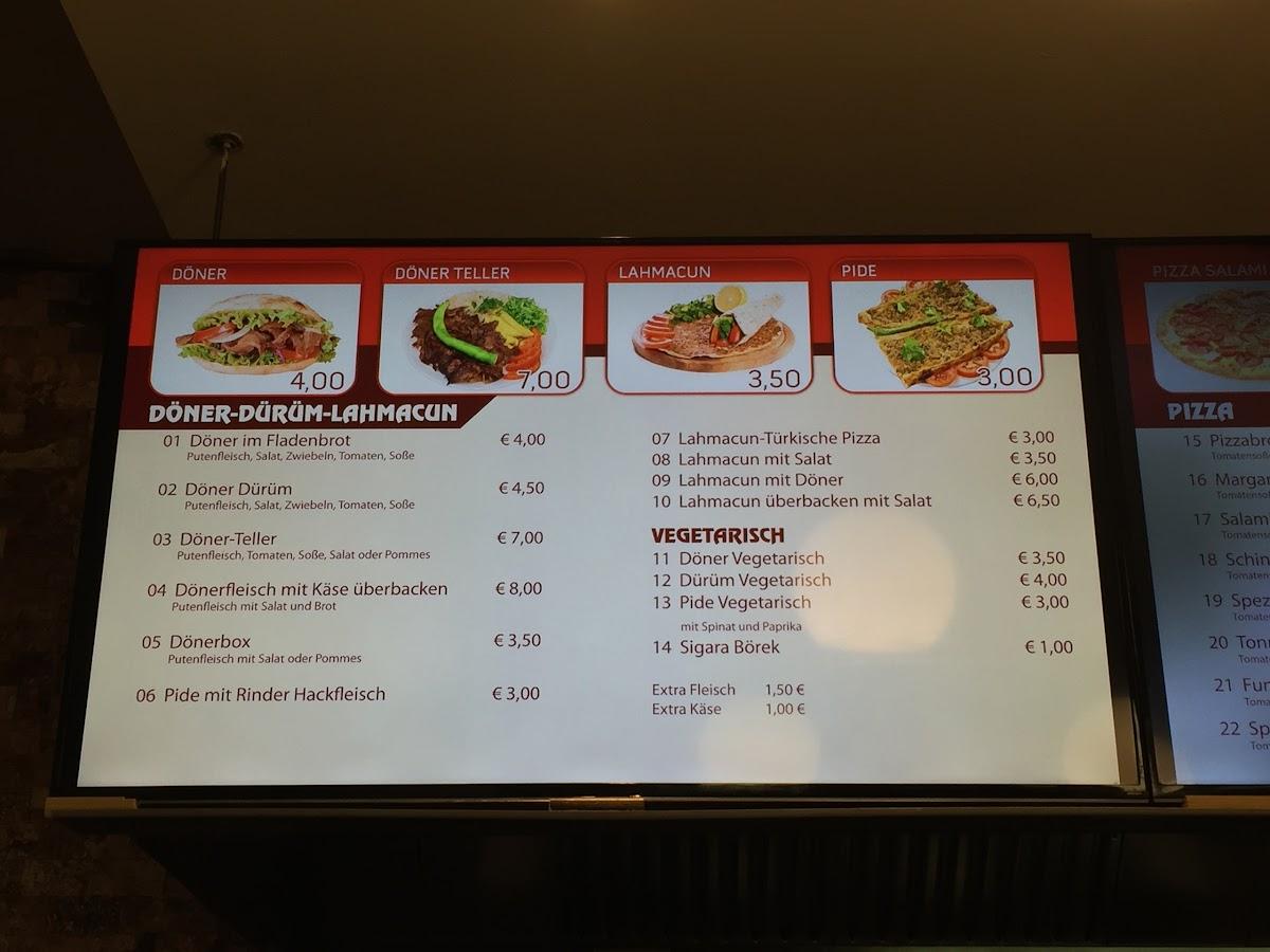 Speisekarte von Zara Grill restaurant, Regensburg