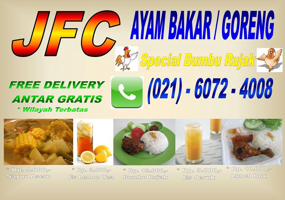 Menu at Ayam Bakar JFC restaurant, Tangerang, Perum. Palem Ganda Asri ...