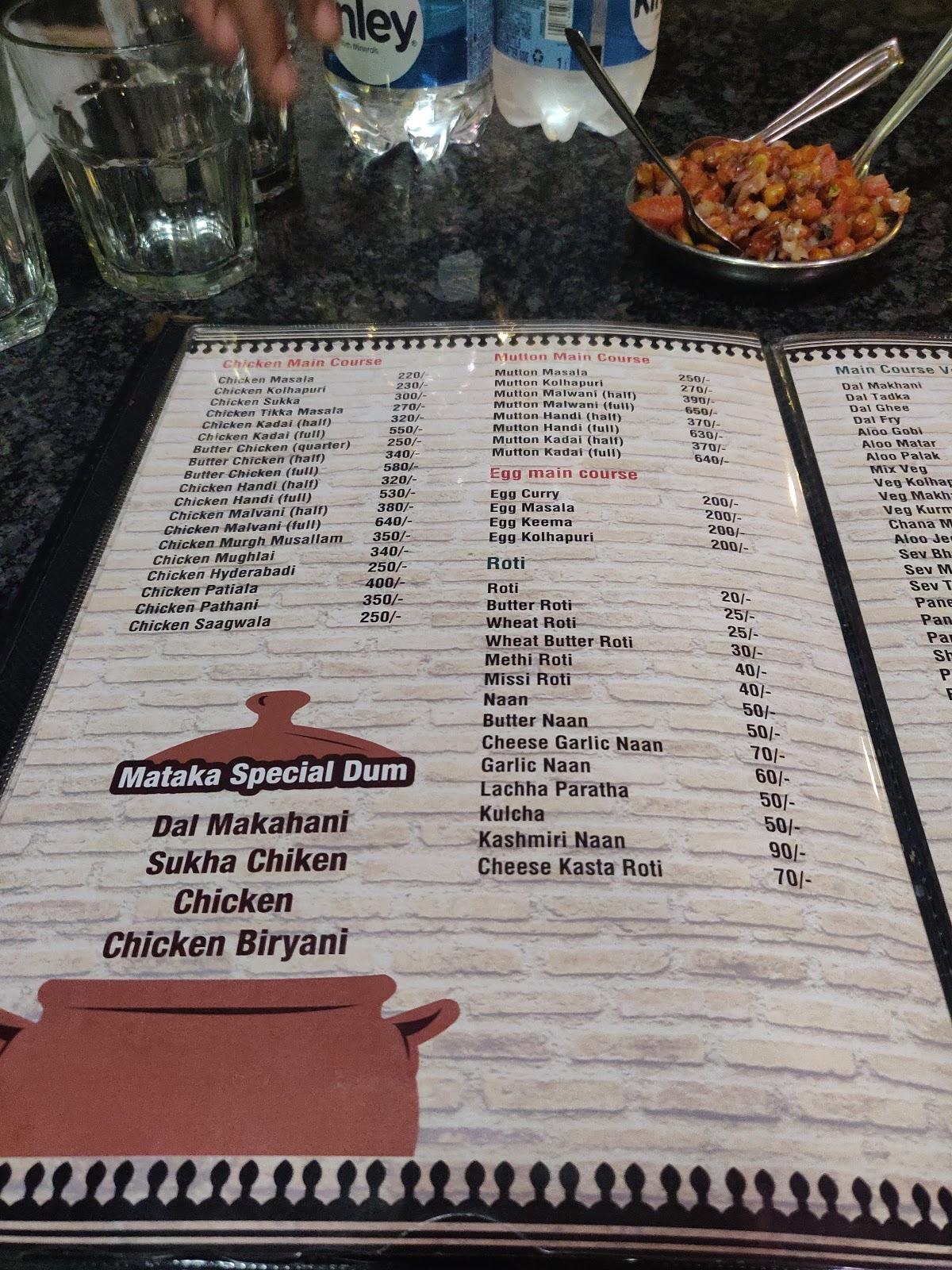 Menu at Happy da punjab, Pune, NH 48
