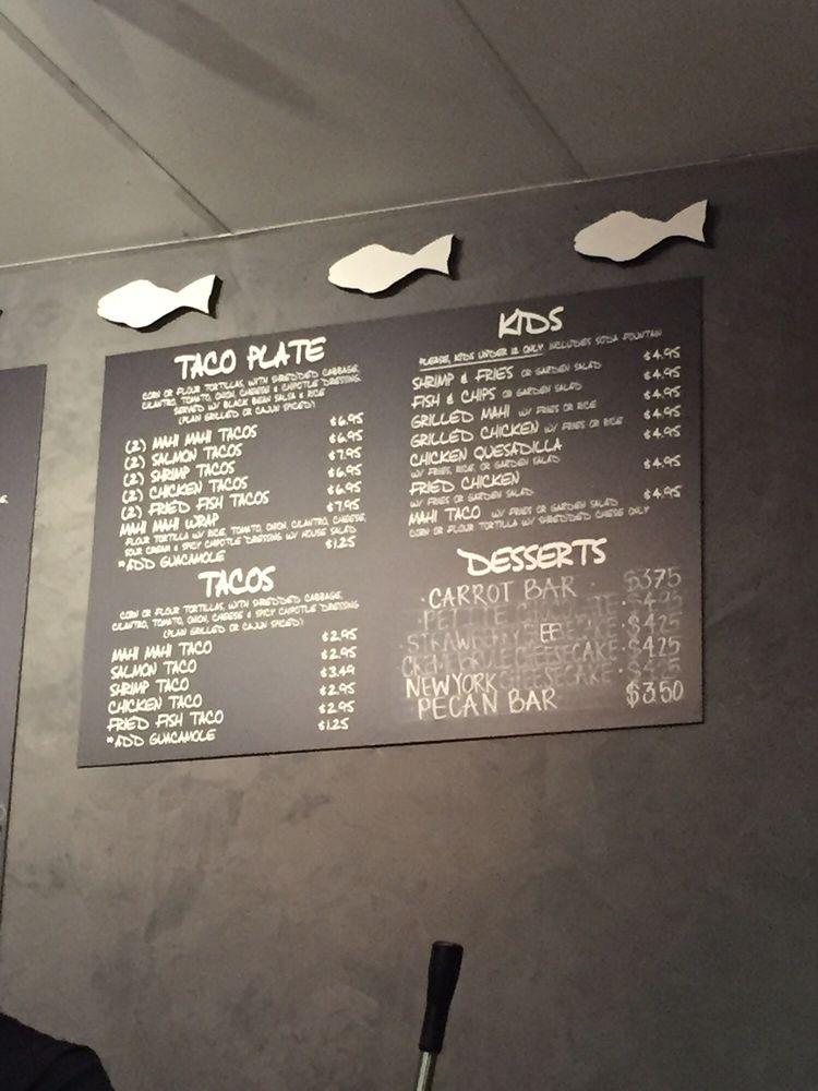 Menu at BlueSalt Fish Grill restaurant, Redondo Beach