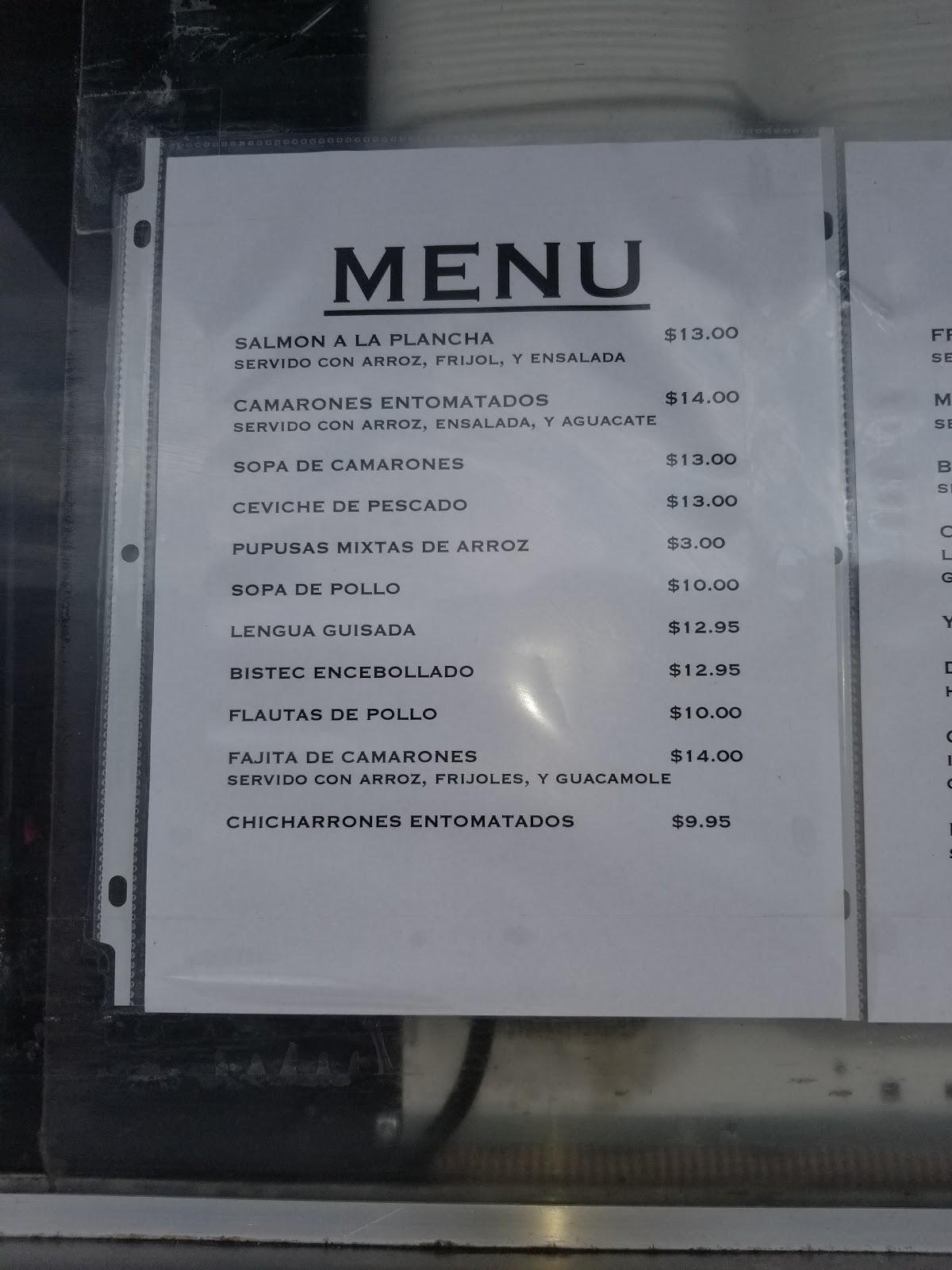 Carta del restaurante 3 Hermanos: Food Truck Taqueria Y Pupuseria ...