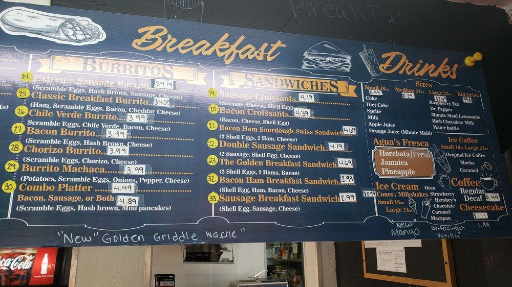 Menu at Golden Time Restaurant, Douglas