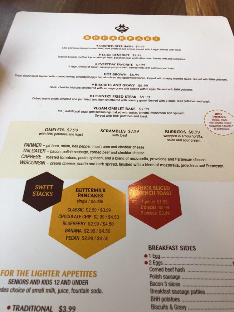 Menu at Black Honey Hashery pub & bar, De Pere