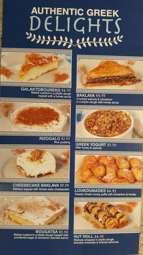 Menu at Athena Gyro restaurant, Lagrangeville