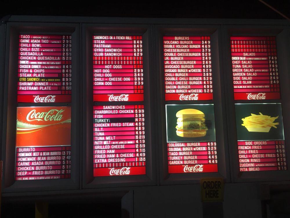 Carta del restaurante Volcano Burgers, Los Alamitos, W Cerritos Ave