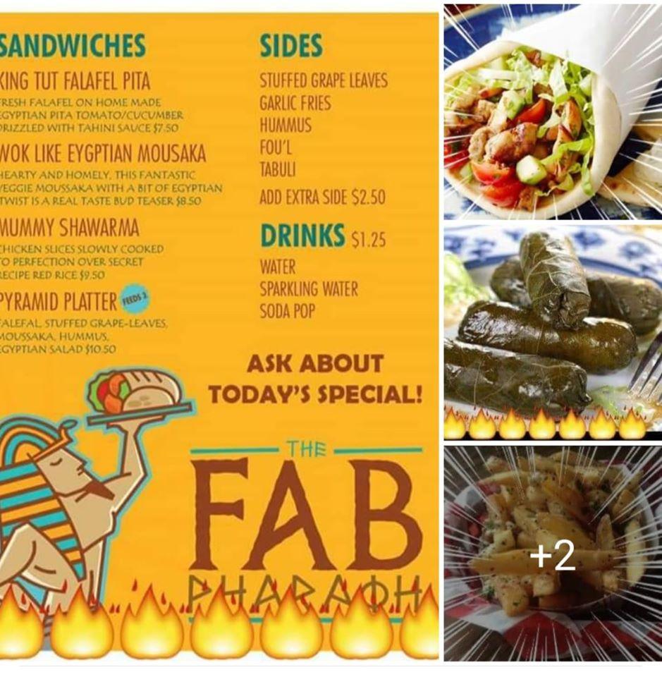 Menu at FAB Pharaoh FOOD TRUCK, Sandy