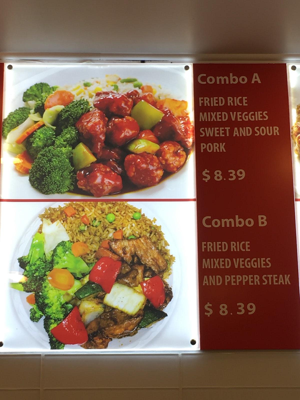 Menu at Famous Wok restaurant, Orillia