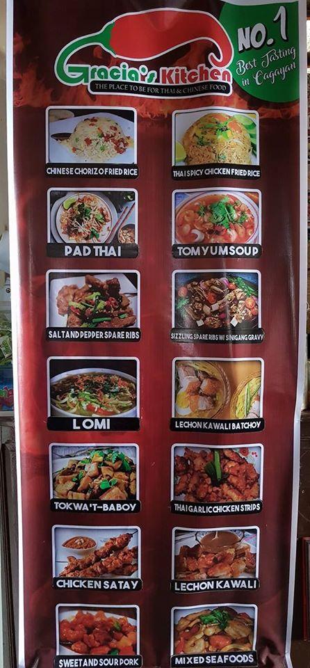 Menu at Mama To’s (Food Park) restaurant, Tuguegarao City