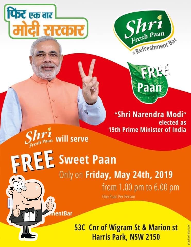 Shri Fresh PAAN, Parramatta - Restaurant menu, prices and reviews