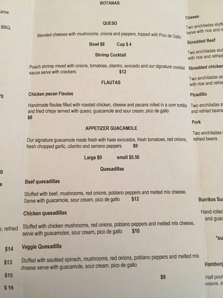 Menu at Taco Regio restaurant, Arlington, W Arkansas Ln #107A