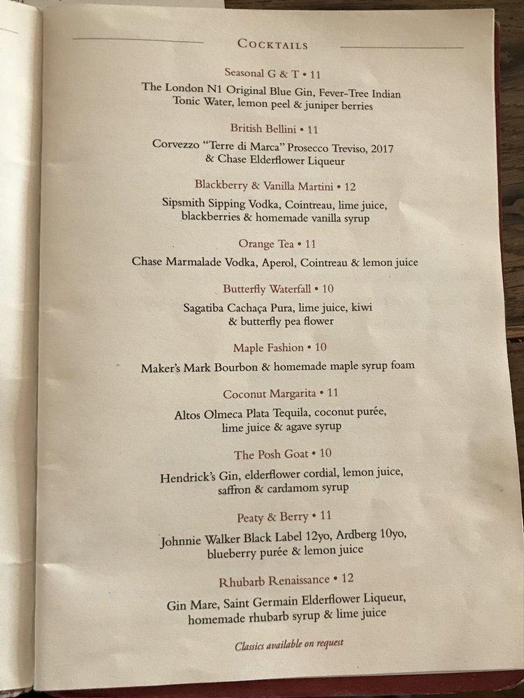 Menu at The Grazing Goat Pub & Boutique Hotel Marylebone, London, 6 New ...
