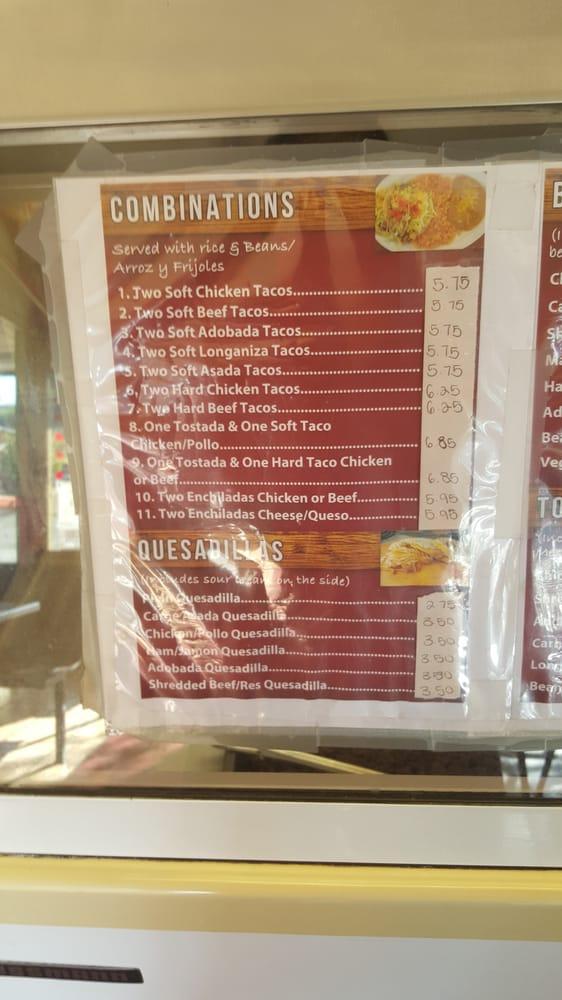 Carta de Amigo Restaurant & Bakery, Fallbrook