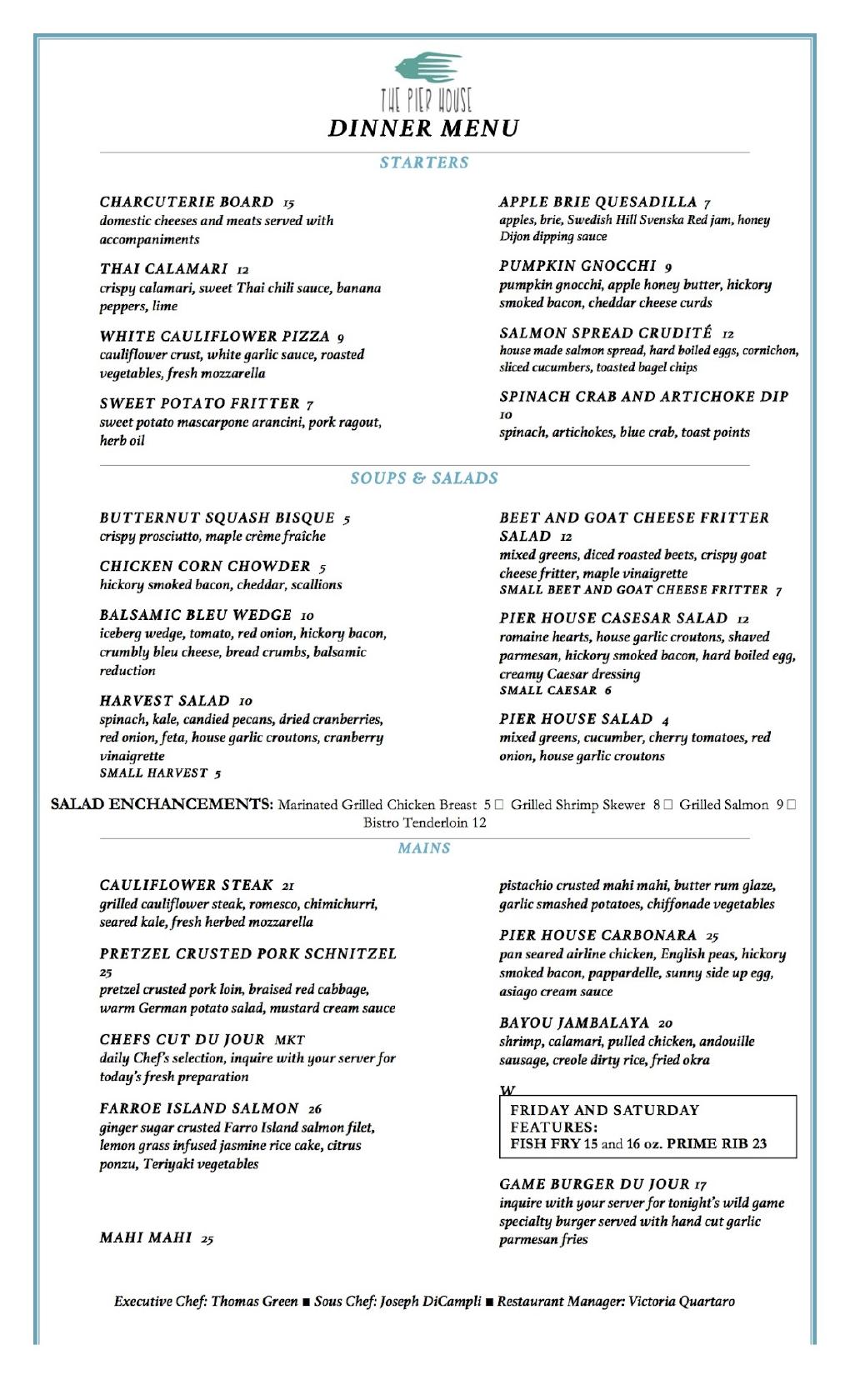 Menu at F2T Kitchen pub & bar, Geneva