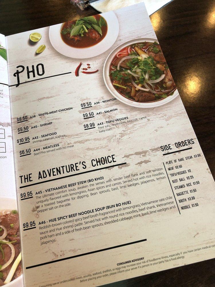 Menu at BAY FUSION restaurant, Spring