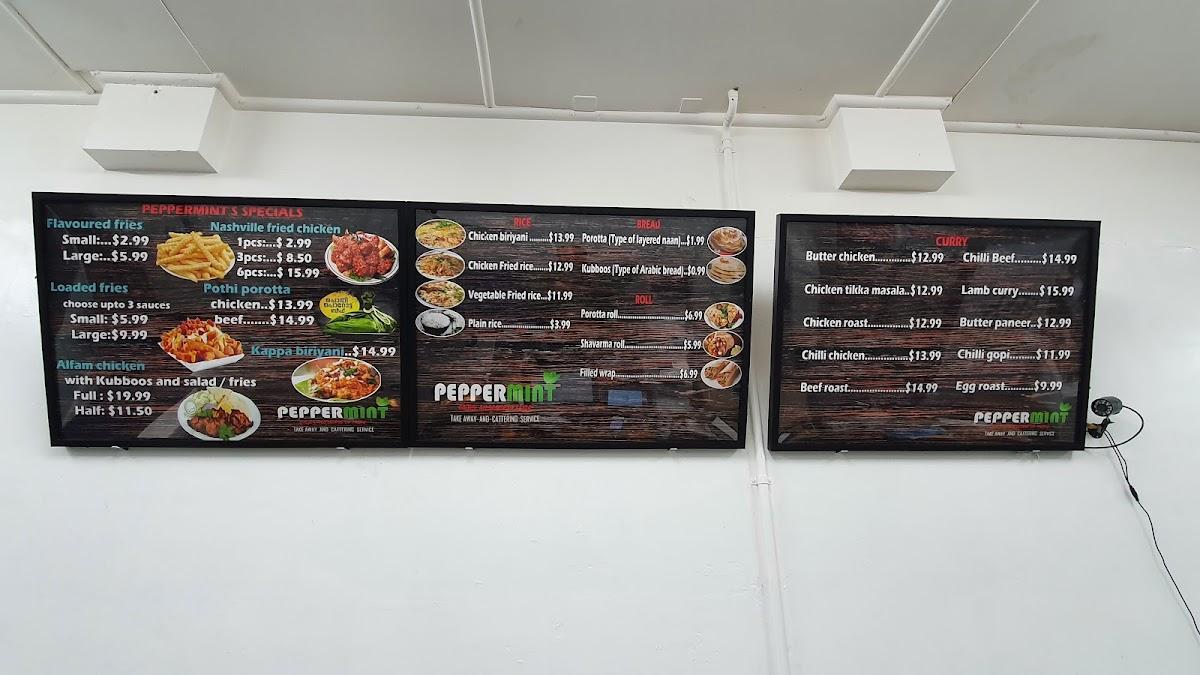 Menu at Salt Mango Tree - South Indian Restaurant, Hamilton