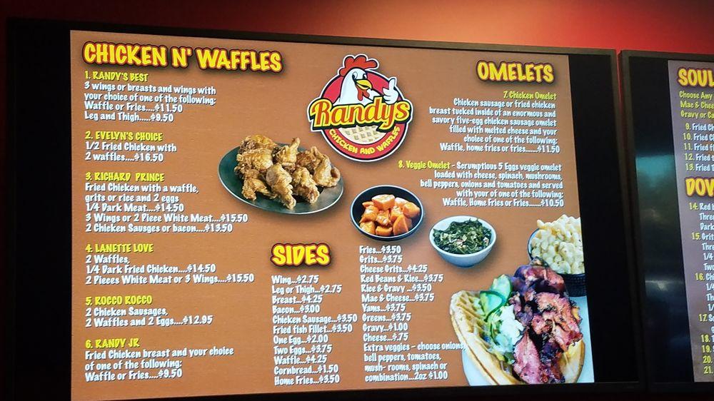 Menu at Randys Chicken And Waffles restaurant, Lancaster