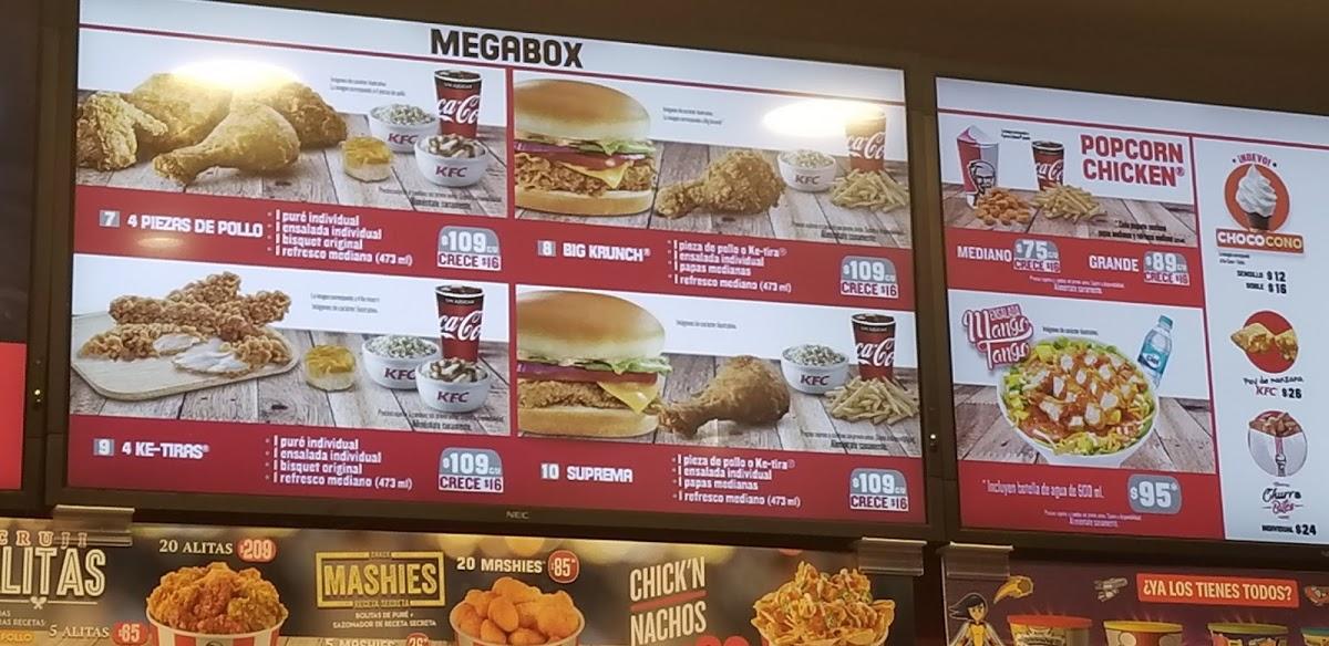Carta del restaurante KFC, Ciudad Juarez, Av del las Torres 2111-Local E