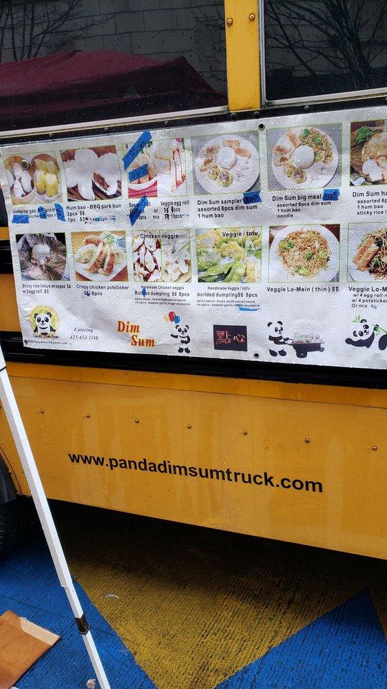 Menu at Panda Dim Sum, Joint Base Lewis-McChord