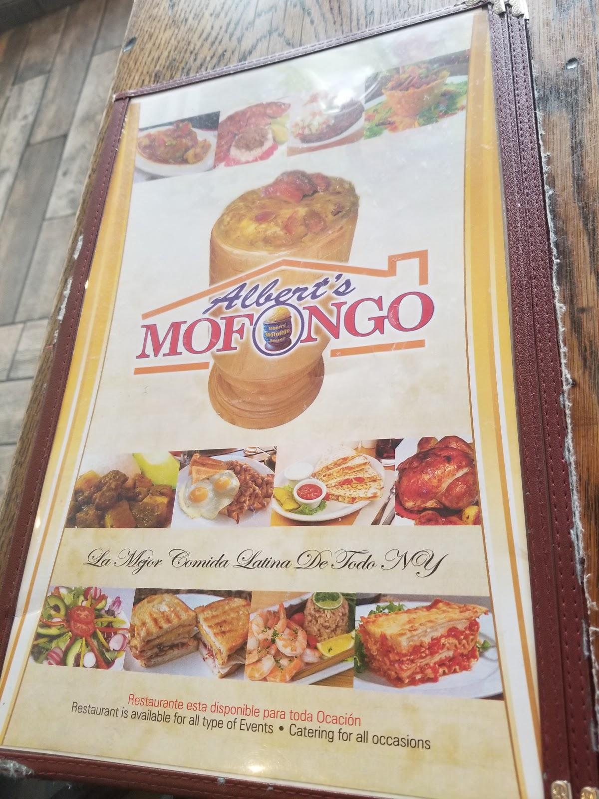 Menu at International Food House restaurant, New York City, 217 Dyckman St
