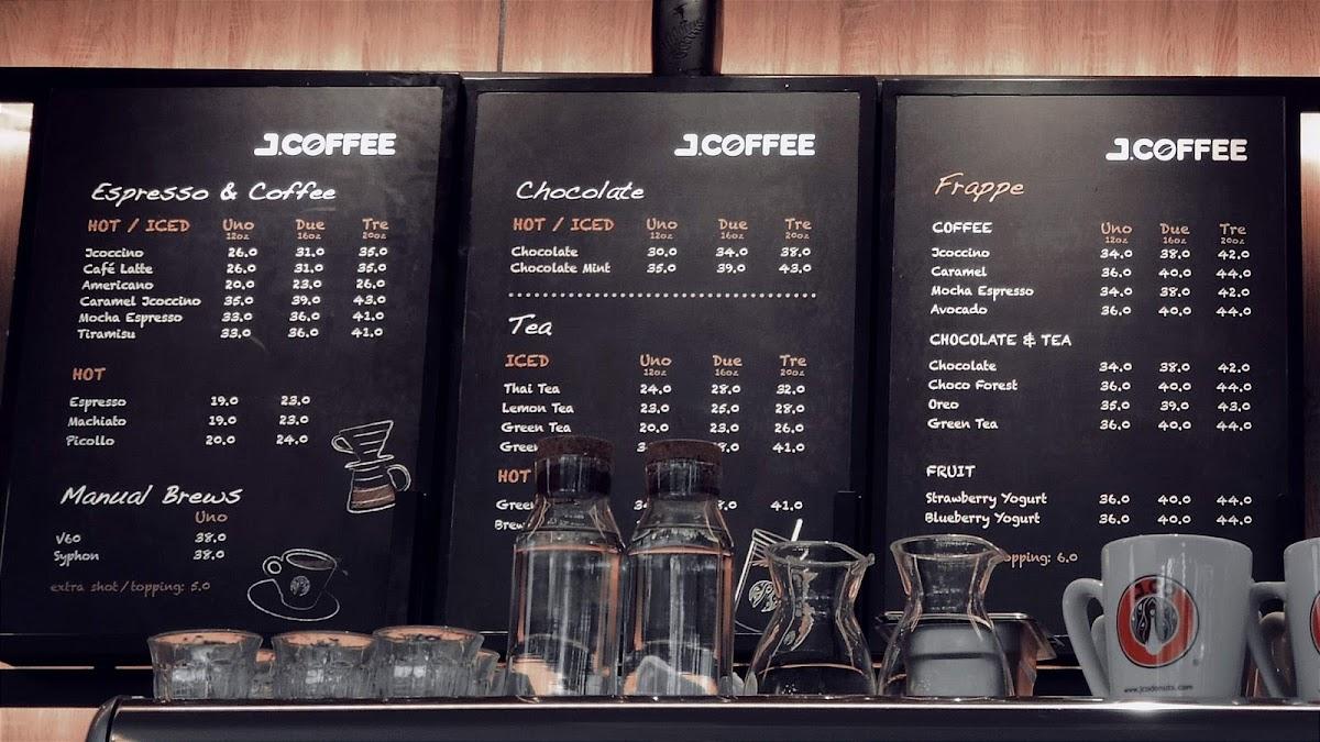Menu at JCO Donuts & Coffee Ramayana Ciplaz Ciledug, Tangerang