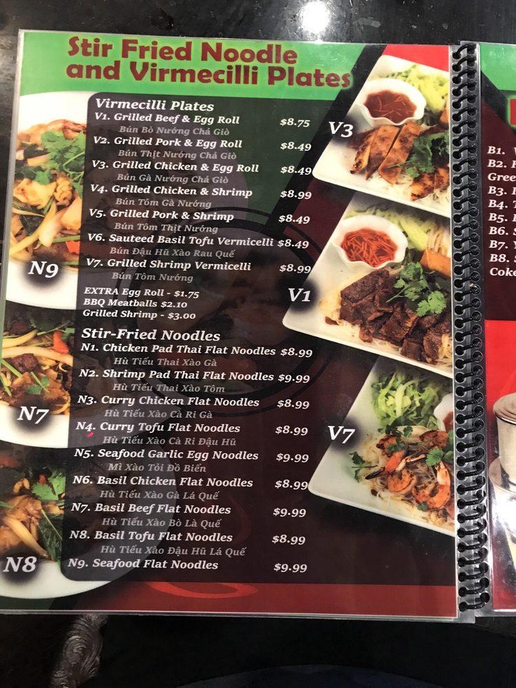 Menu at Pho Texas, Pho & Boba Texas LLC restaurant, Plano