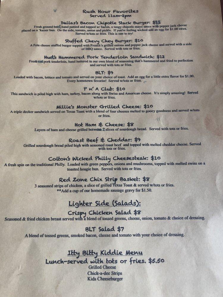 Menu at Wicked Hen Farmhouse restaurant, Springfield