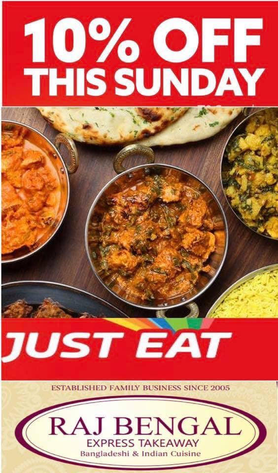 Menu at RAJ BENGAL EXPRESS TAKEAWAY restaurant, Biggleswade