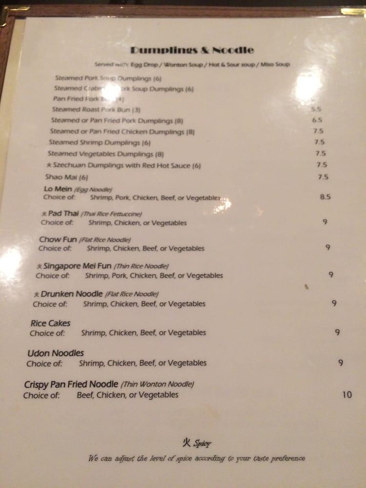 Menu at Ren Dumpling & Noodle House Llc restaurant, Wilton