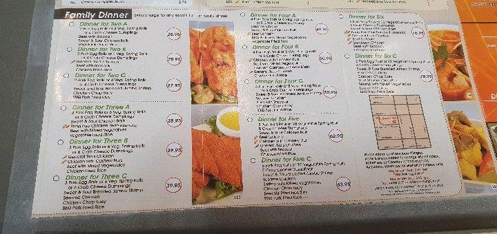 Carta del restaurante Mr Dumpling, Newmarket, Yonge St