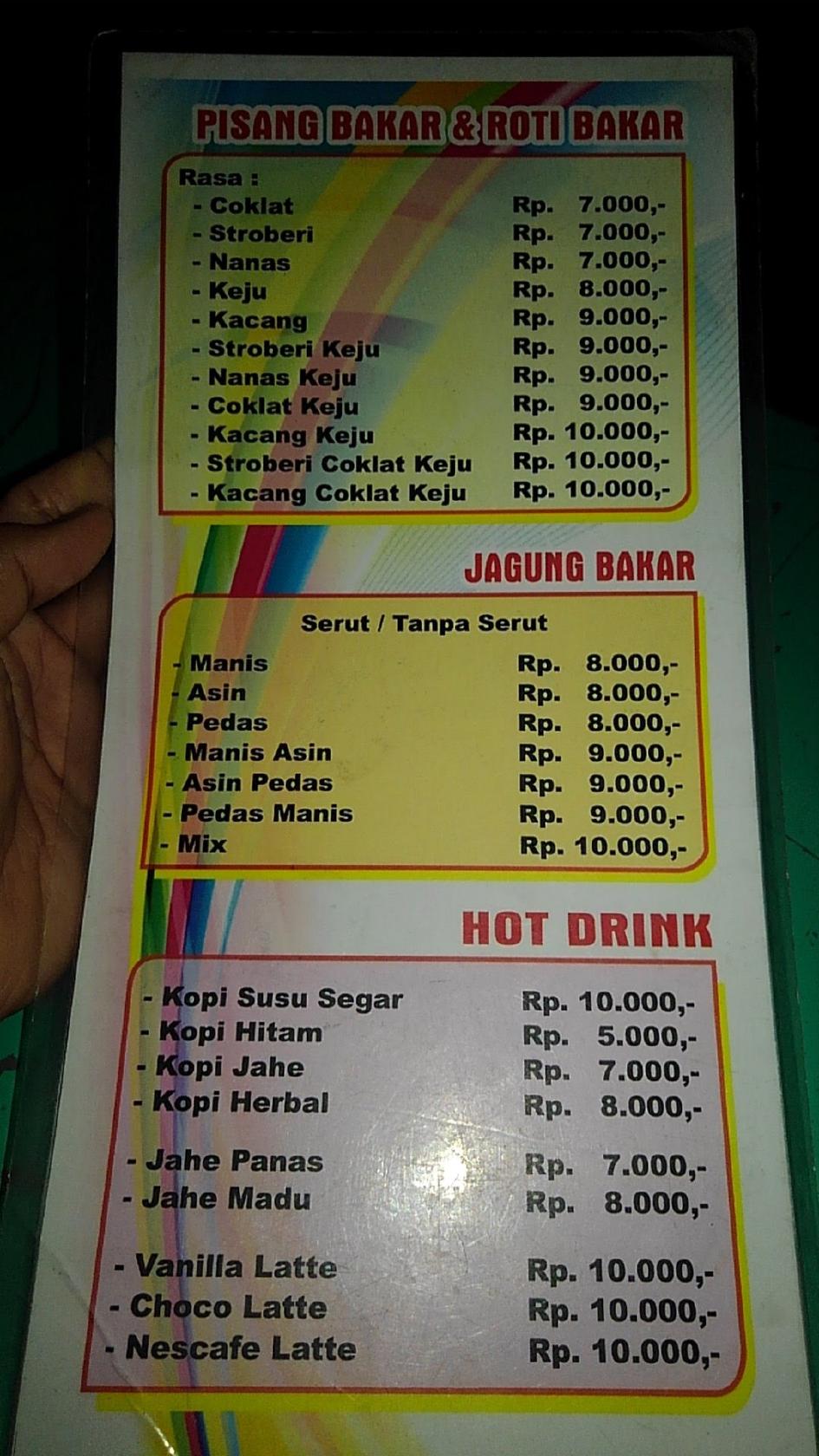 Carta del café STMJ 38 PANORAMA, Malang