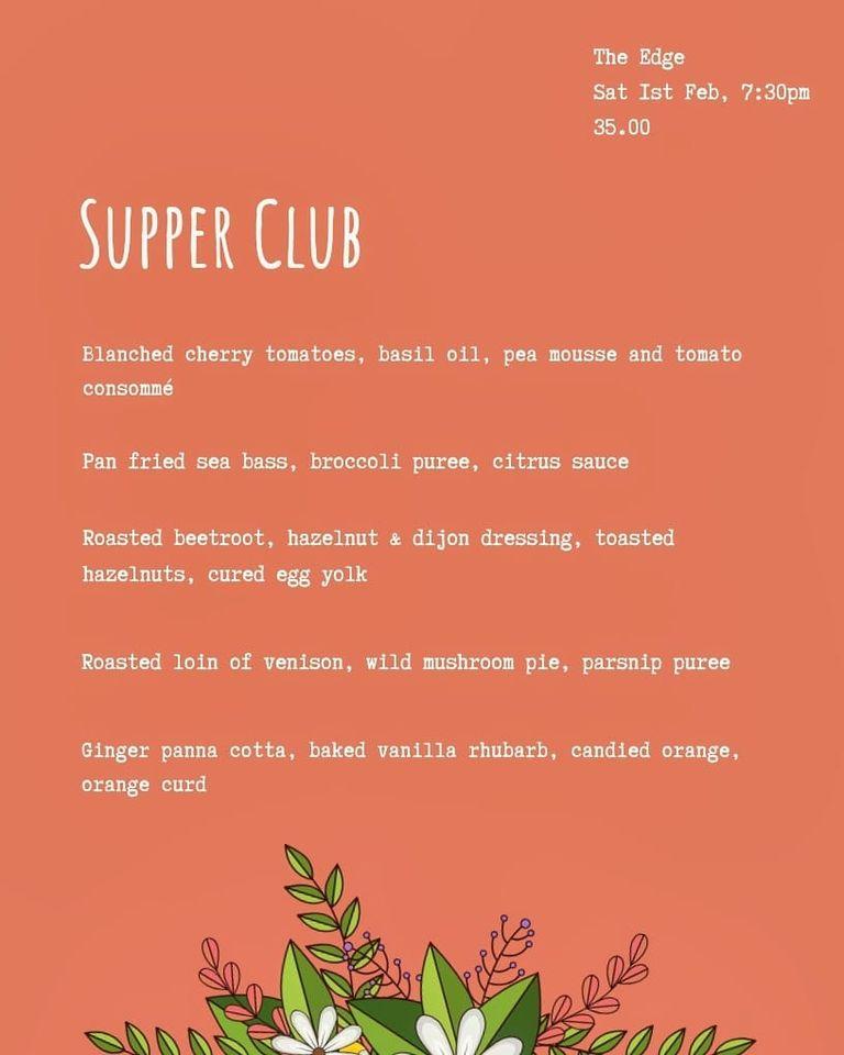 Menu at The Edge Coffee Shop cafe, Wotton-under-Edge