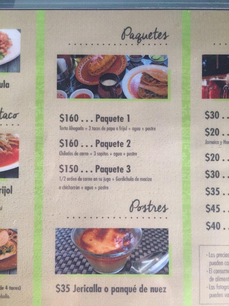 Menu at Vida Chula | Del Valle restaurant, Ciudad López Mateos, Av ...