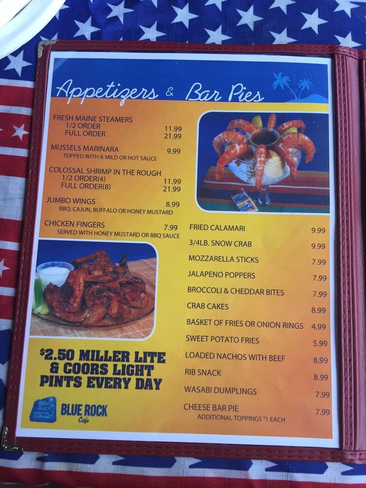 Menu at The Rock Cafe, Keyport