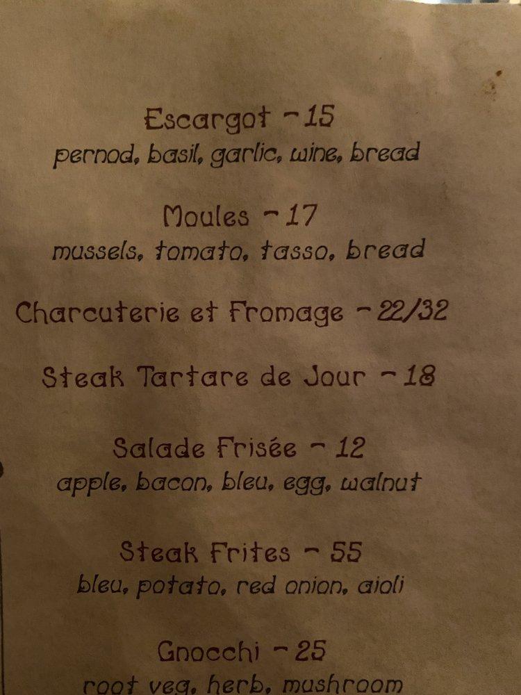 Menu at Boston Title & Abstract pub & bar, Tulsa