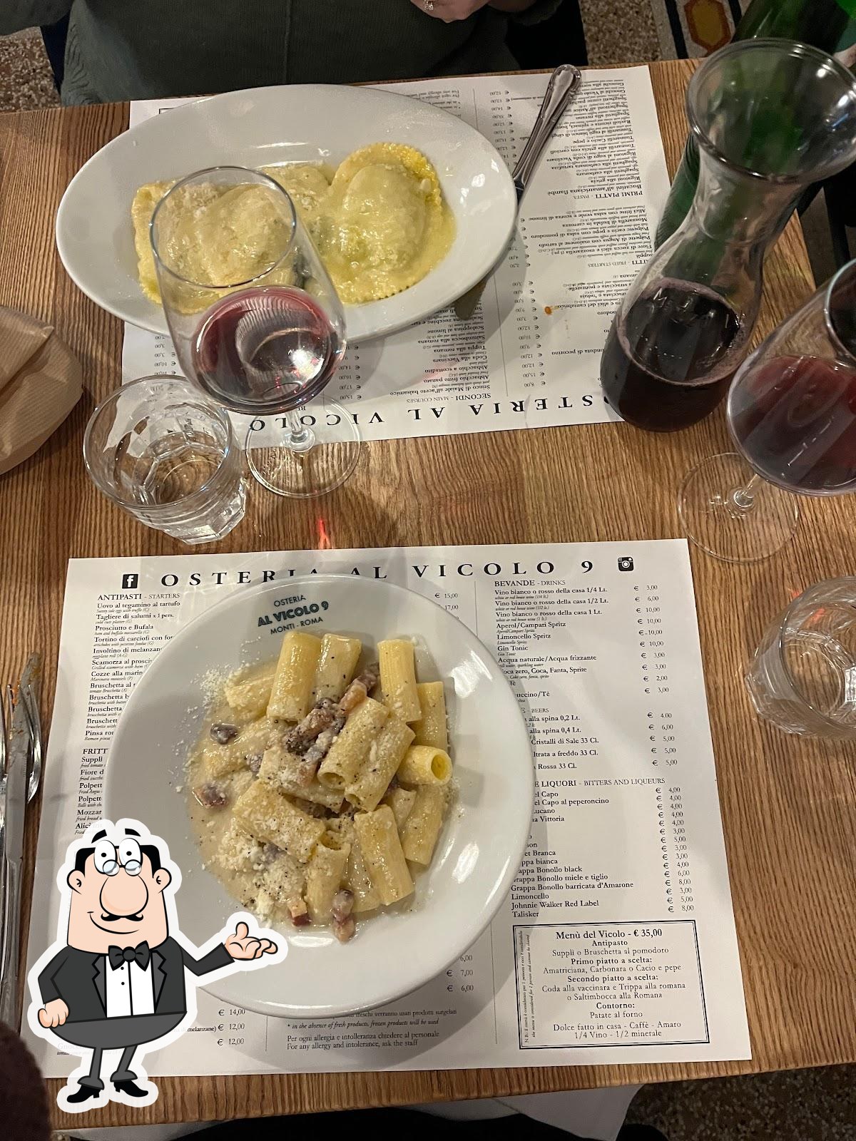 Osteria Al Vicolo 9, Roma - Menu del ristorante, prezzi e recensioni