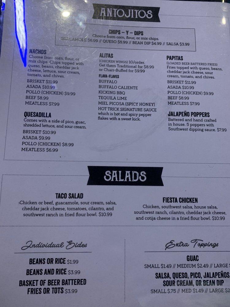 Menu at The Corner Kick Cantina - Sports Bar •Tacos•Tequila, Omaha