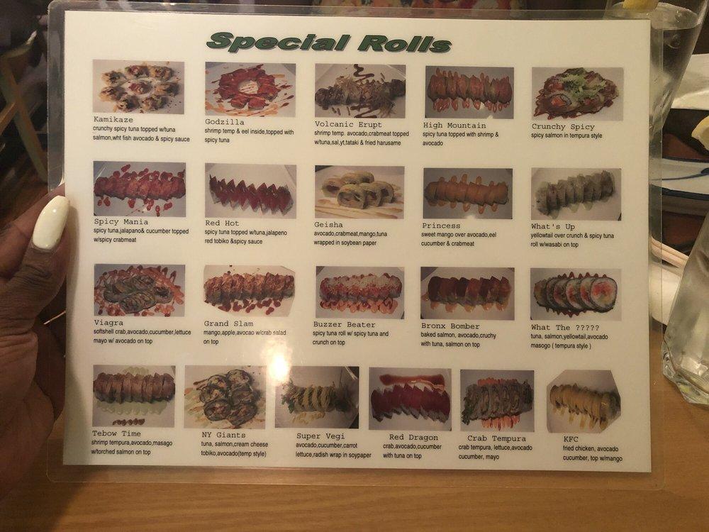 Menu at Arigato restaurant, North Haledon