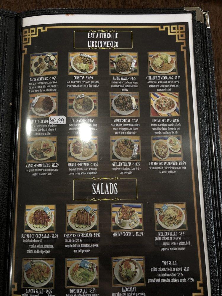 Menu at Las Brisas Authentic Mexican Restaurant, Pevely