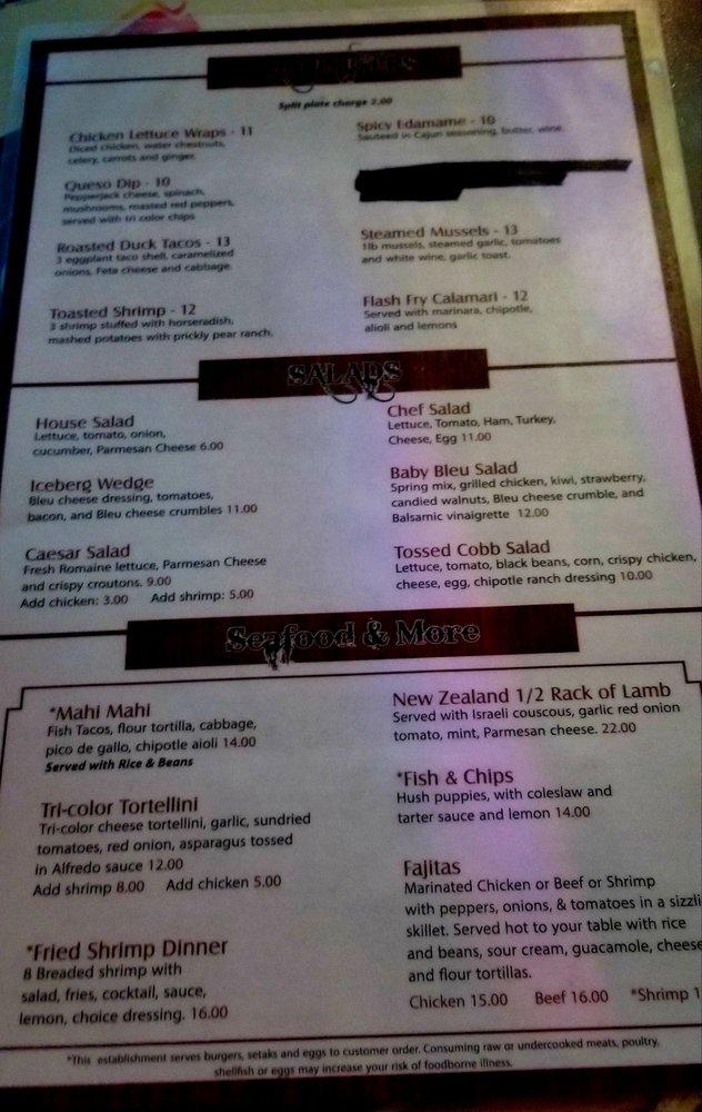Menu at Roman's Oasis pub & bar, Goodyear