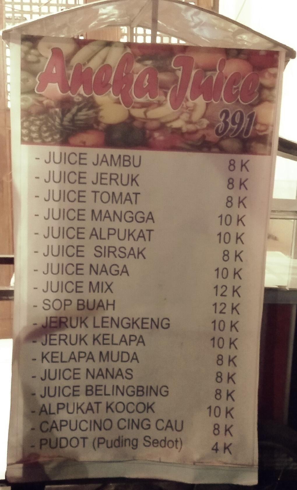 Menu at Gerobak Dim Sum KeaQee restaurant, Bandung