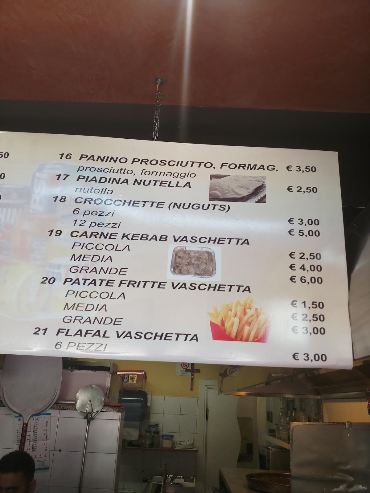 Carta del restaurante Ghias Kebab piove di sacco, Piove di Sacco, Viale ...