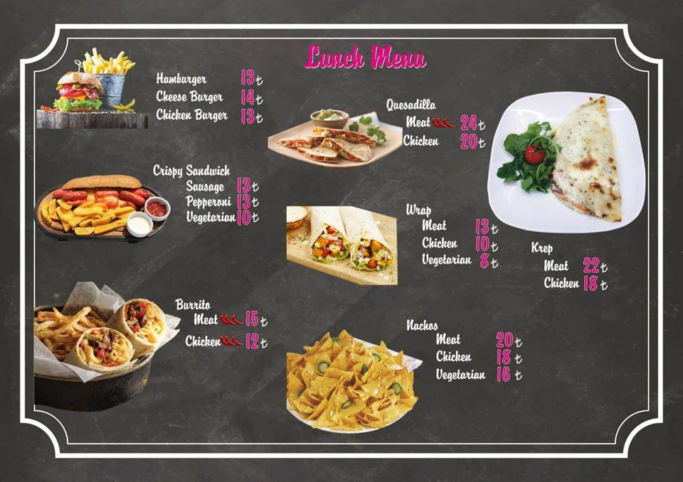 Menu at Hasan Baba Restaurant, Alanya