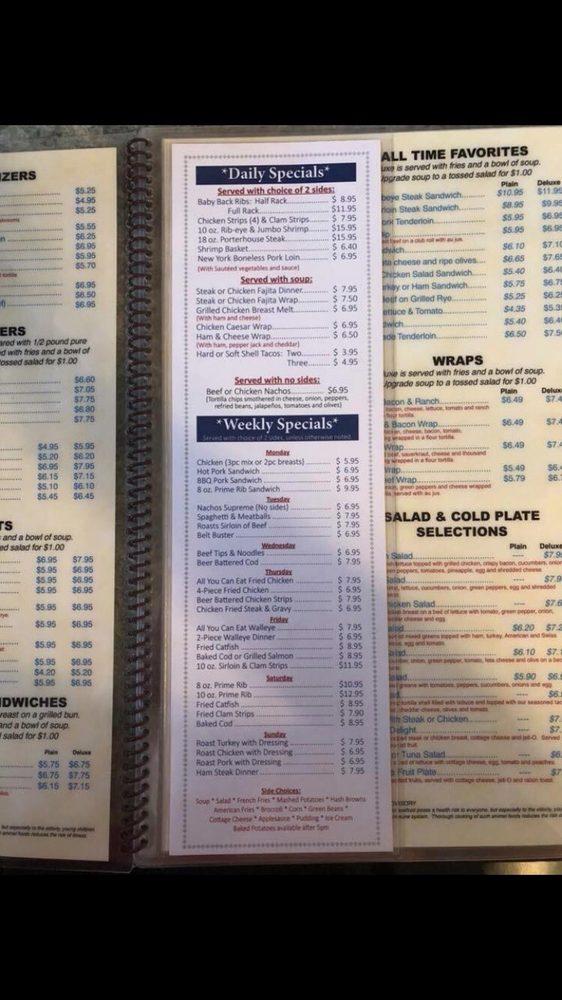 Menu at Riverside Family Restaurant, Ottumwa
