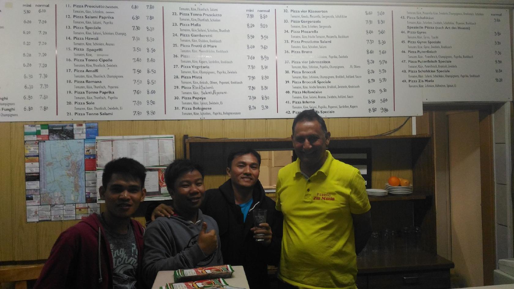 Menu at Pizza Imbiss Zia Maria, Brake