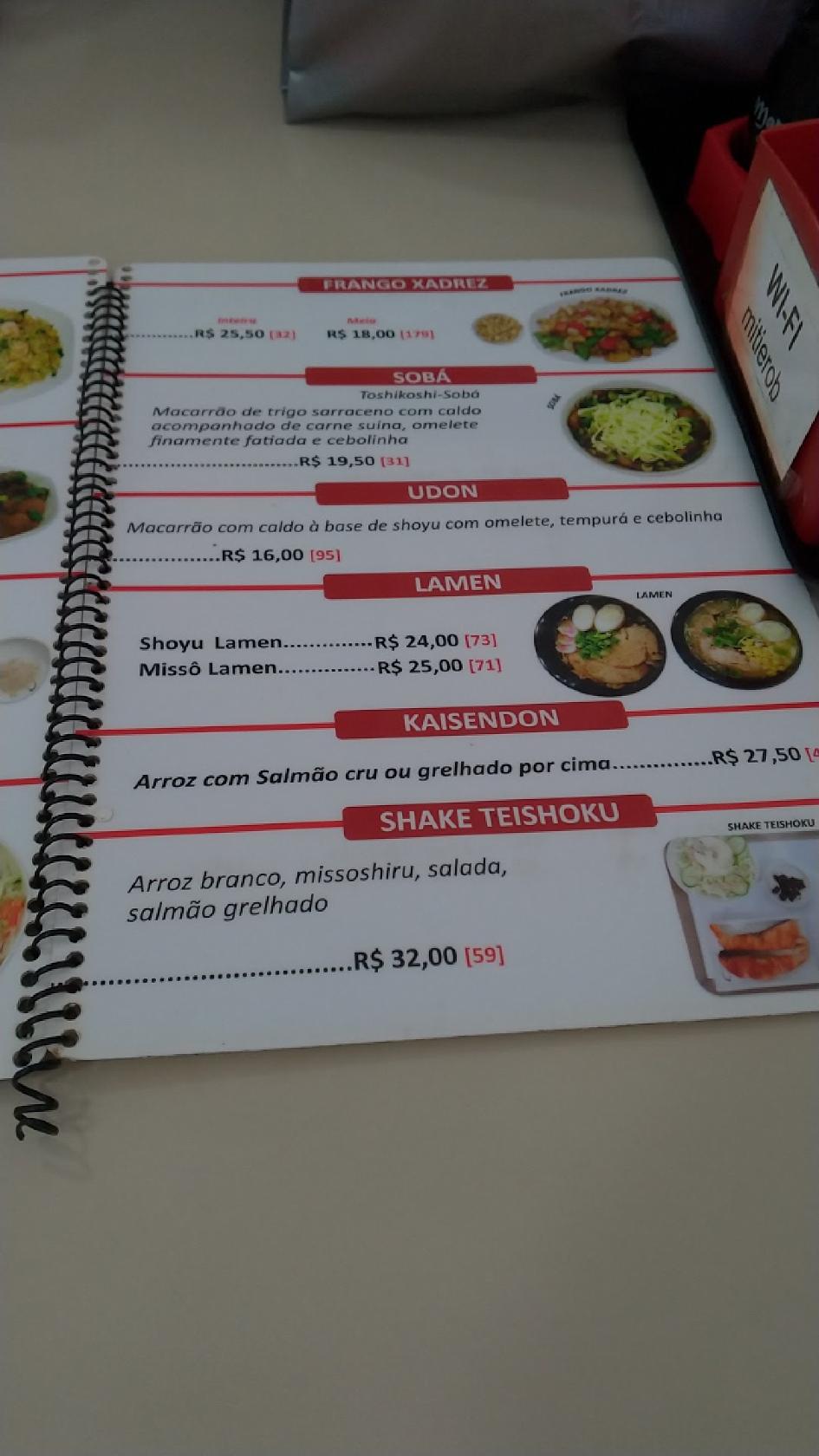 Menu em Matsuri Delivery restaurante, Peruíbe